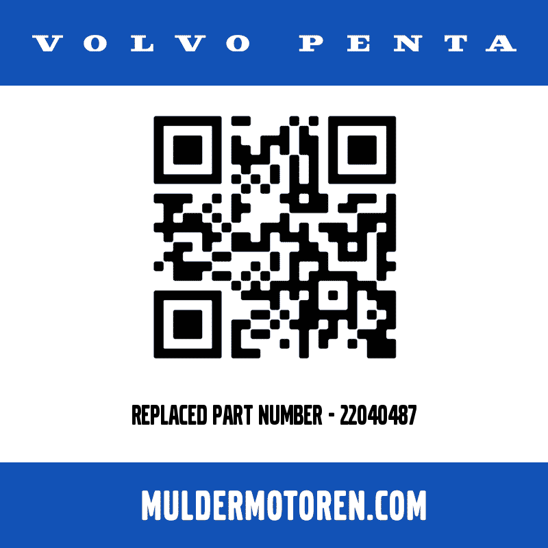 Volvo Penta Replaced part number | 22040487 | Mulder Motoren